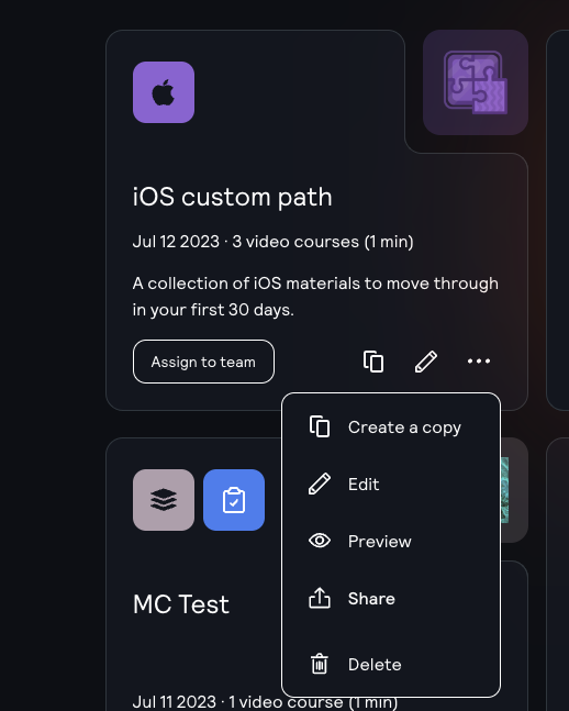 What are Assignments in Custom Learning Paths?